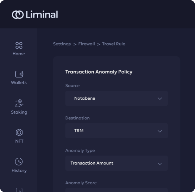 Policy Driven Transactions